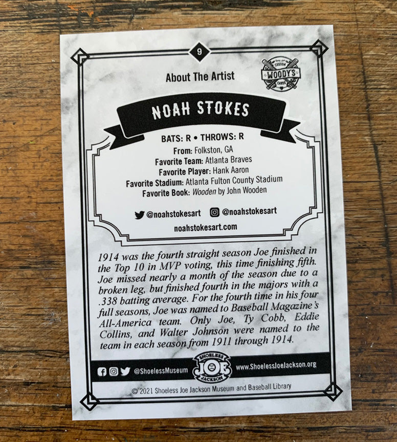 Joe Jackson Card – NOAH STOKES ART
