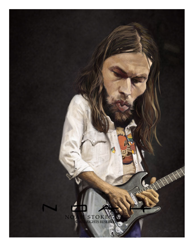 David Gilmour - Pink Floyd – NOAH STOKES ART