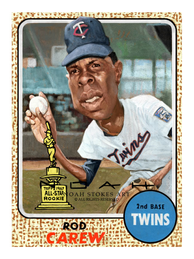 Rod Carew - 1968 Topps – NOAH STOKES ART