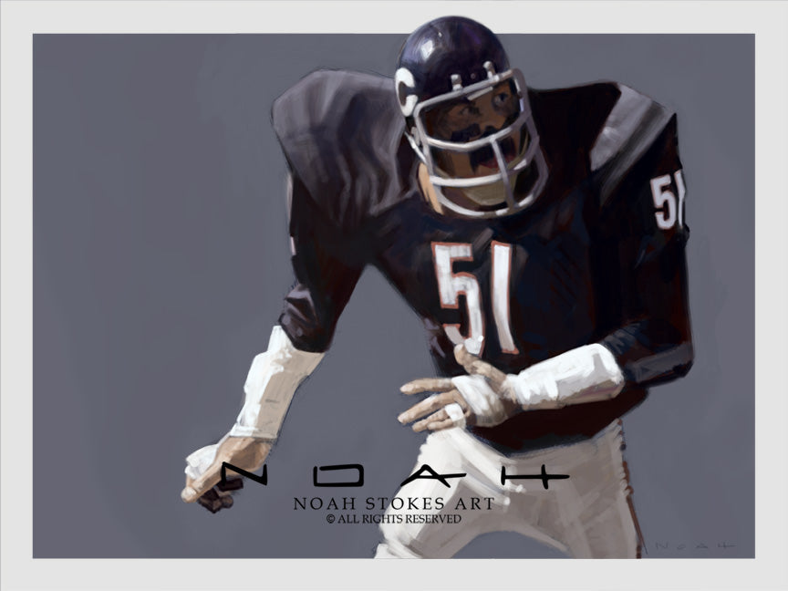 Dick Butkus – NOAH STOKES ART